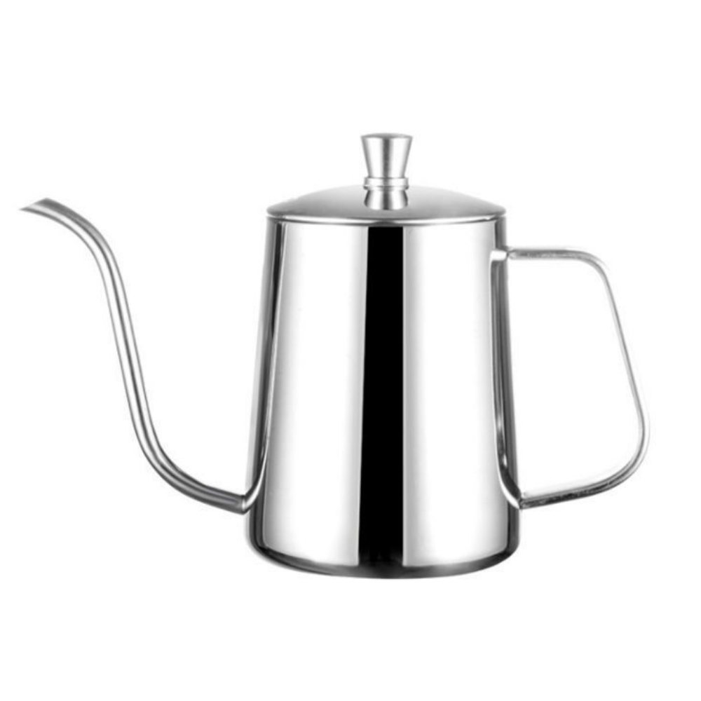304 Stainless Steel Pour Over Coffee Drip Pot with Lid - CittaLalage